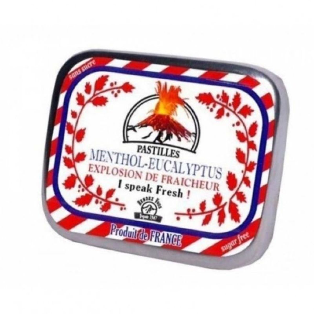 Pastilles Menthol Eucalyptus sans sucres 10g